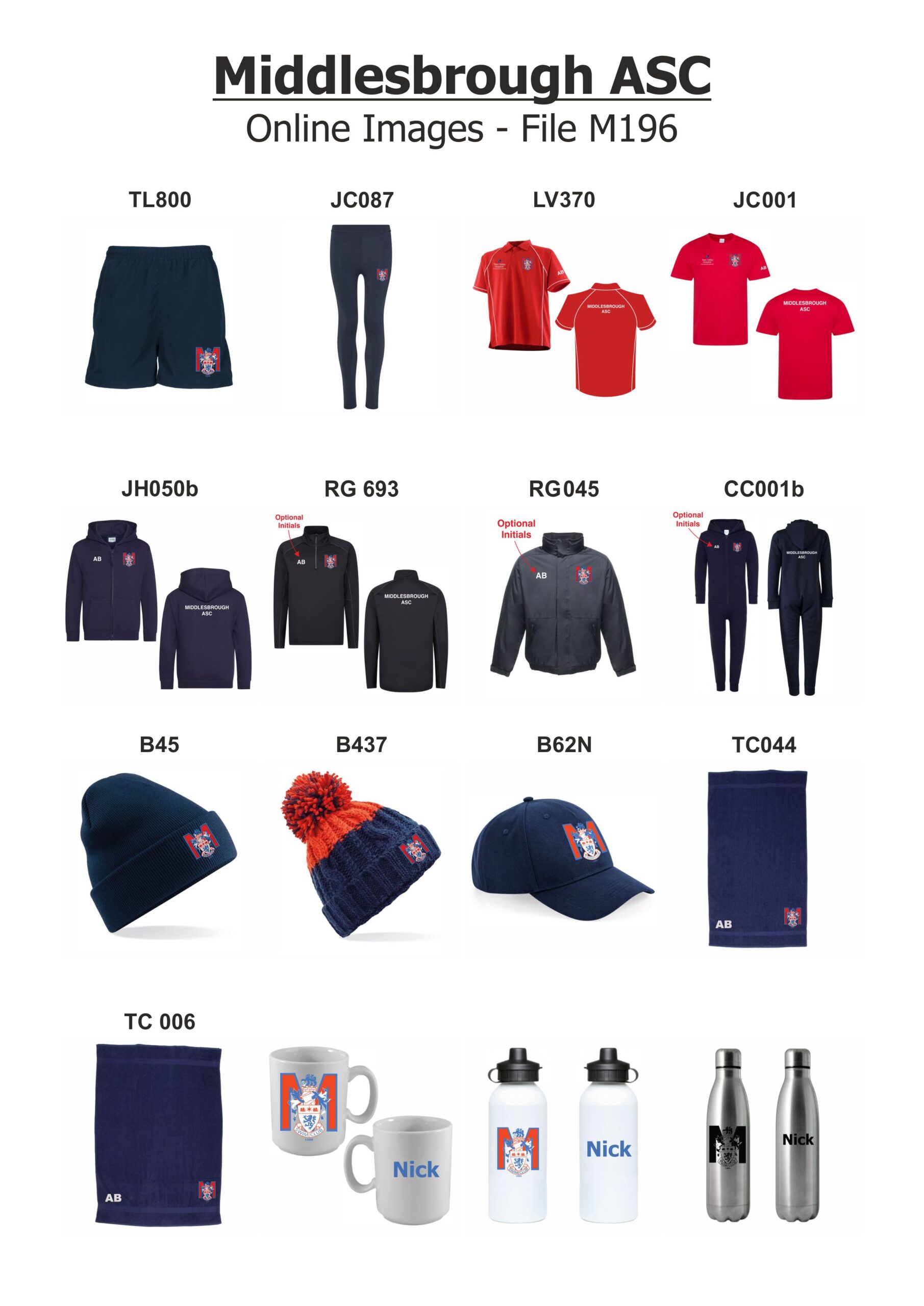 Club Shop – MASC